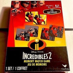 Spinmaster | Games | Disneypixar Incredibles 2 Memory Match Game Nwot ...